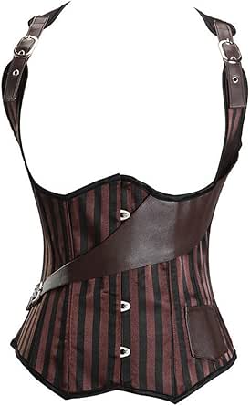 Steampunk Corsets for Women Clothing Basques Underbust Corsets Bustiers ...