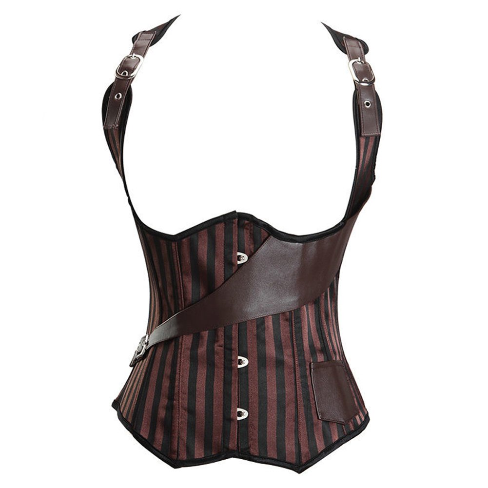 Steampunk Corsets for Women Clothing Basques Underbust Corsets Bustiers ...