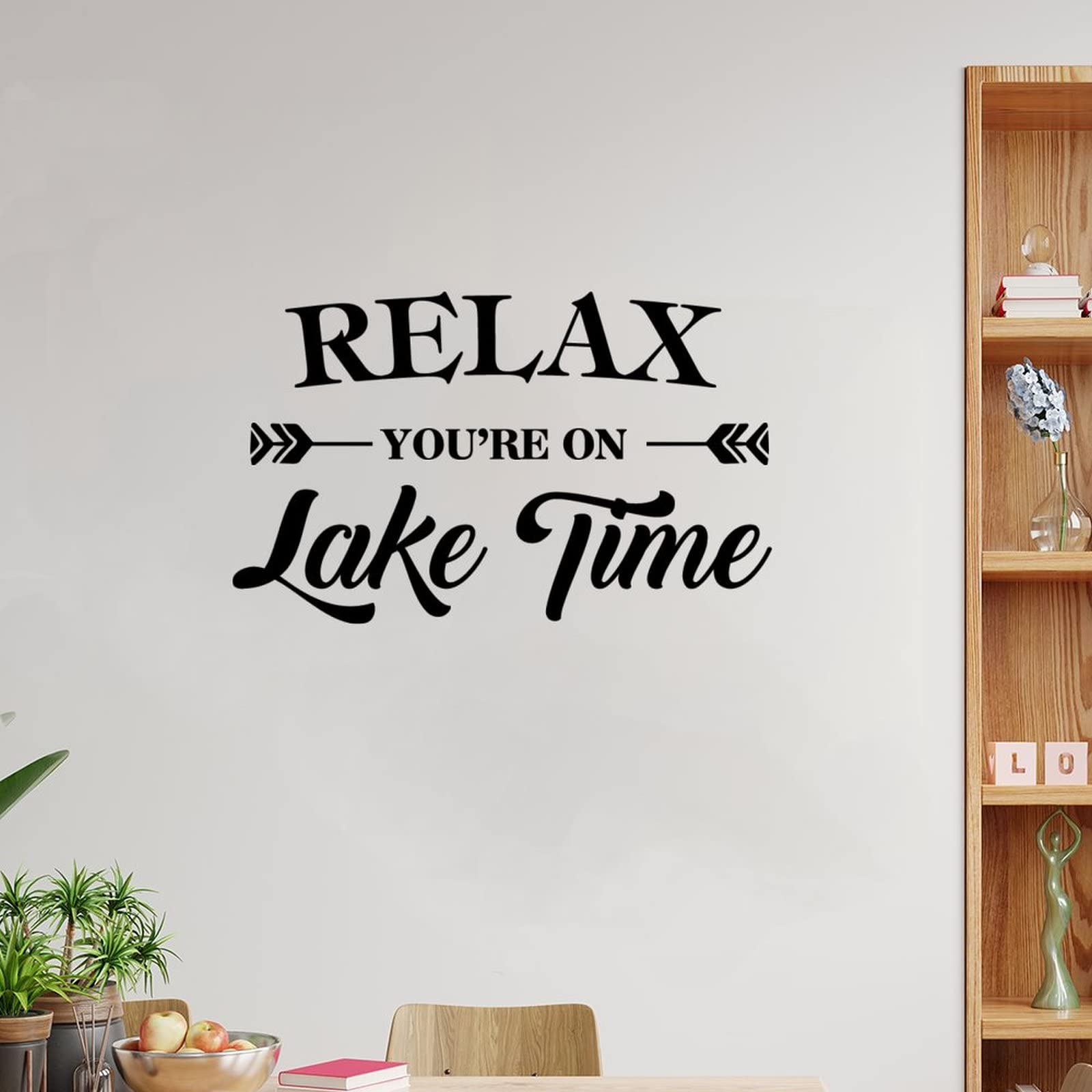 Amazon.com: Yinrune Decorative Wall Sticker Decals Relax You're On Lake ...