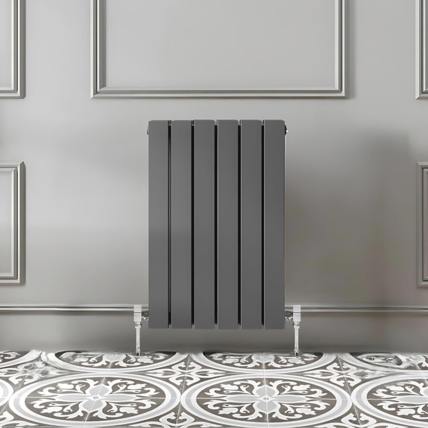 Pinta Horizontal Compact Radiator Double Flat Panel Column Slim ...