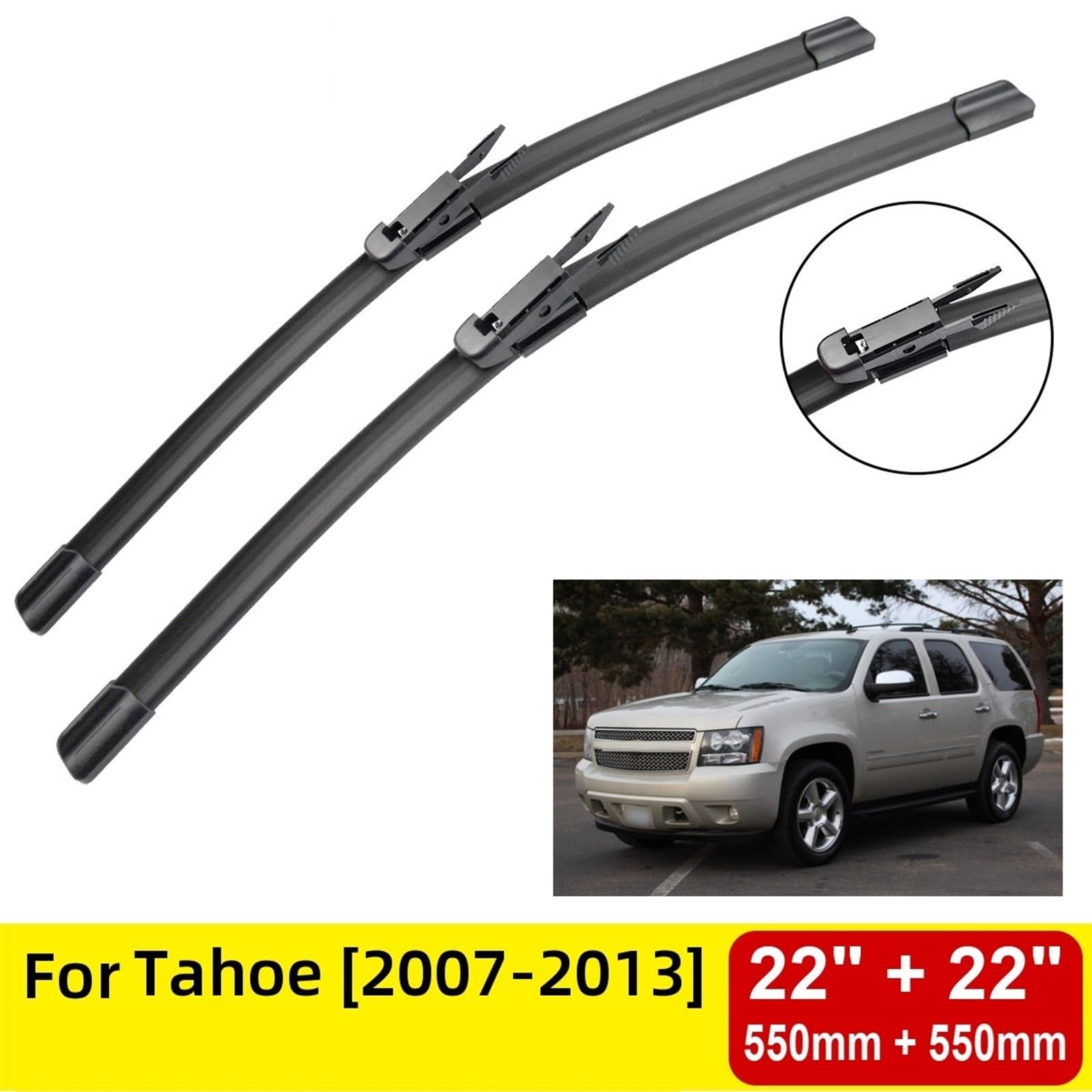 2007 Tahoe Wiper Blade Size