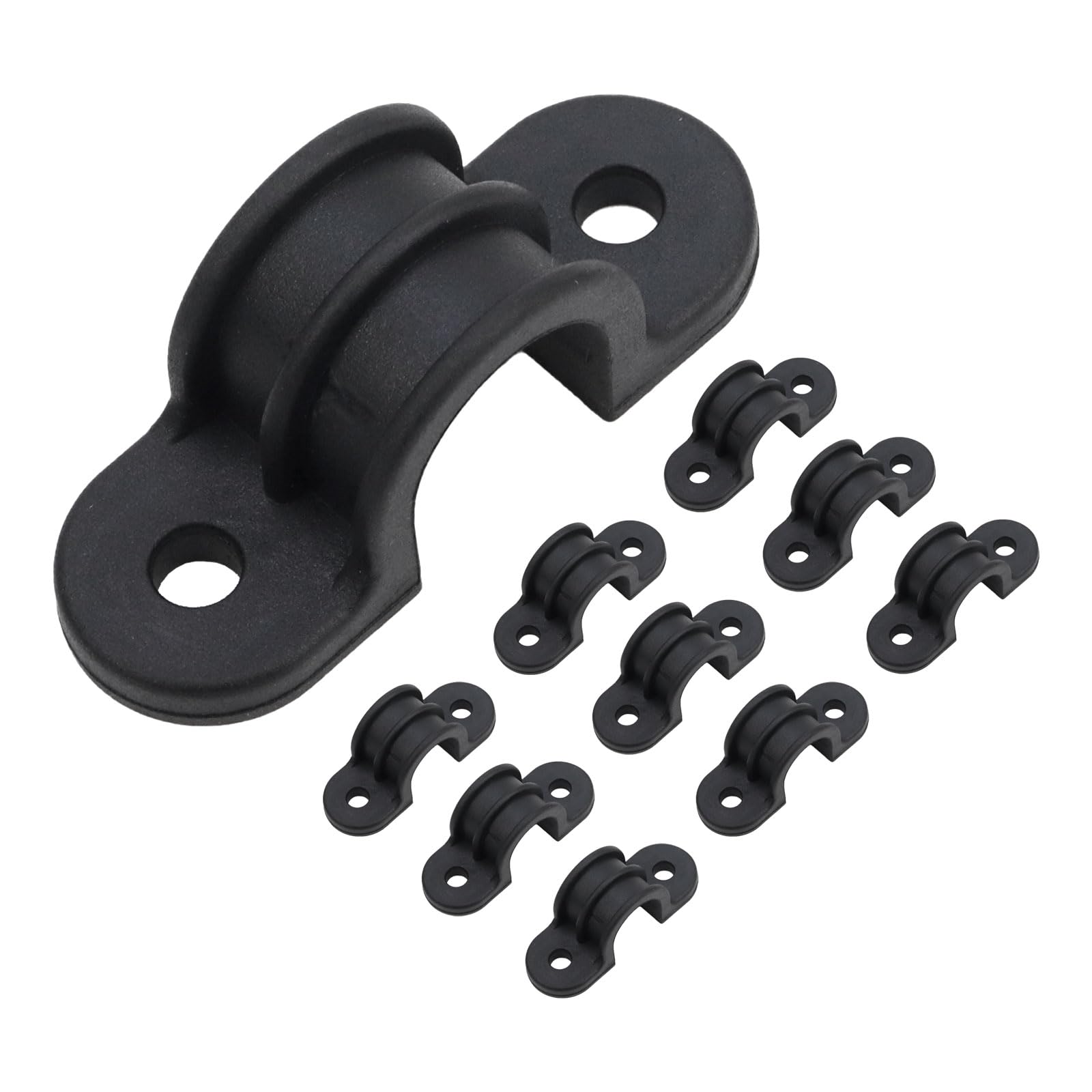 Mewutal 10pcs 3/4 Inch PVC Pipe Straps U Shape Plastic Conduit Pipe ...