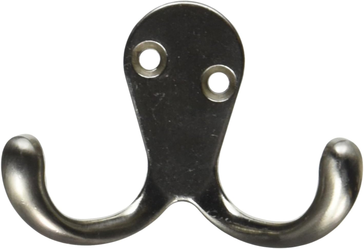 Stanley Hardware S806-547 V8007 Basic Double Robe Hook in Satin Nickel ...