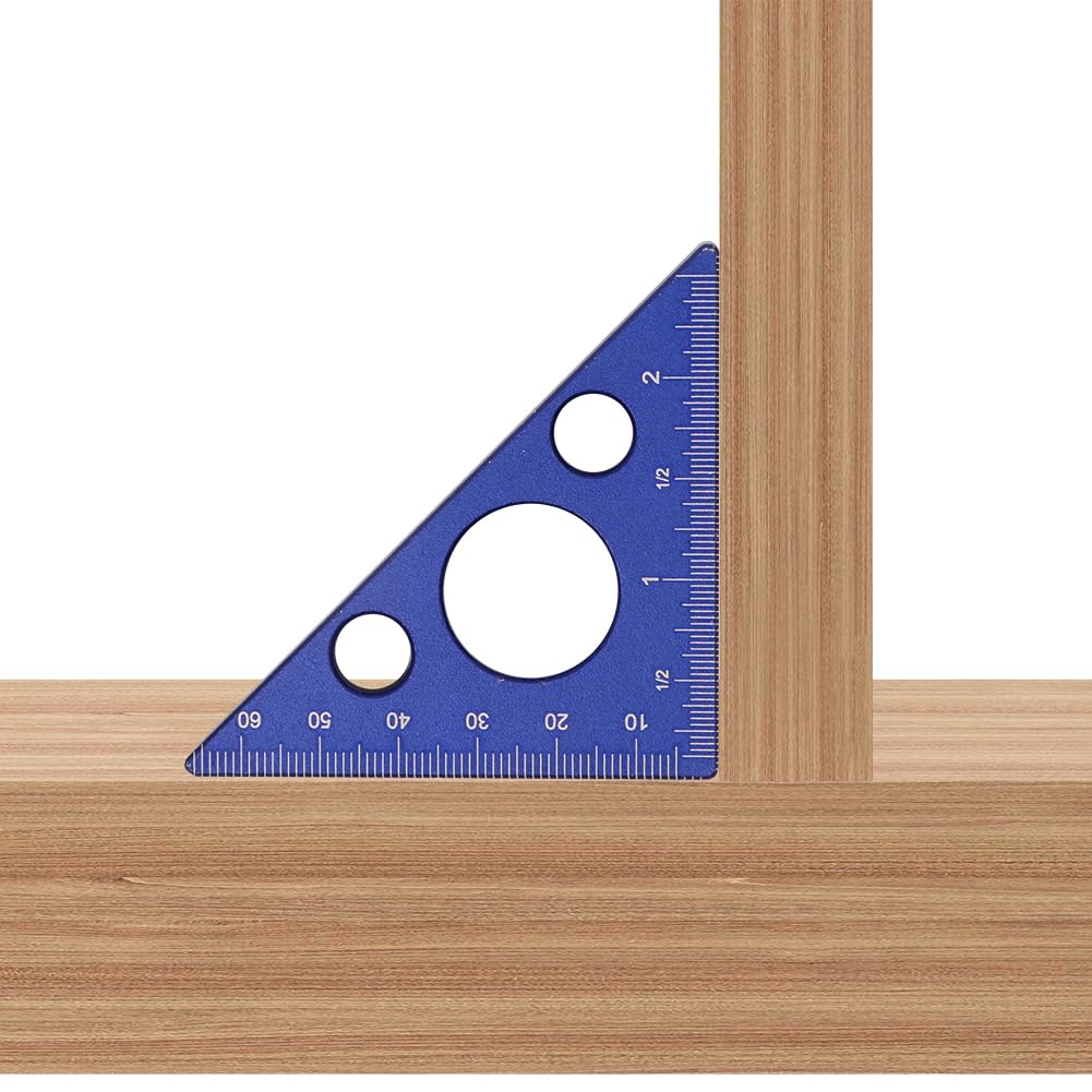 Snapklik.com : Aluminum 45/90 Degree Layout Thickened Triangle Ruler ...