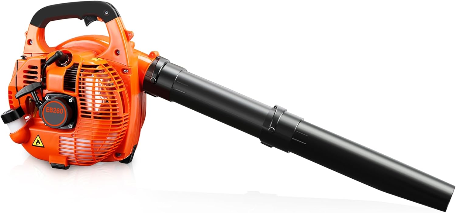 Amazon.com: Getell Handheld Gas Leaf Blower - 26cc Engine, 180 MPH ...