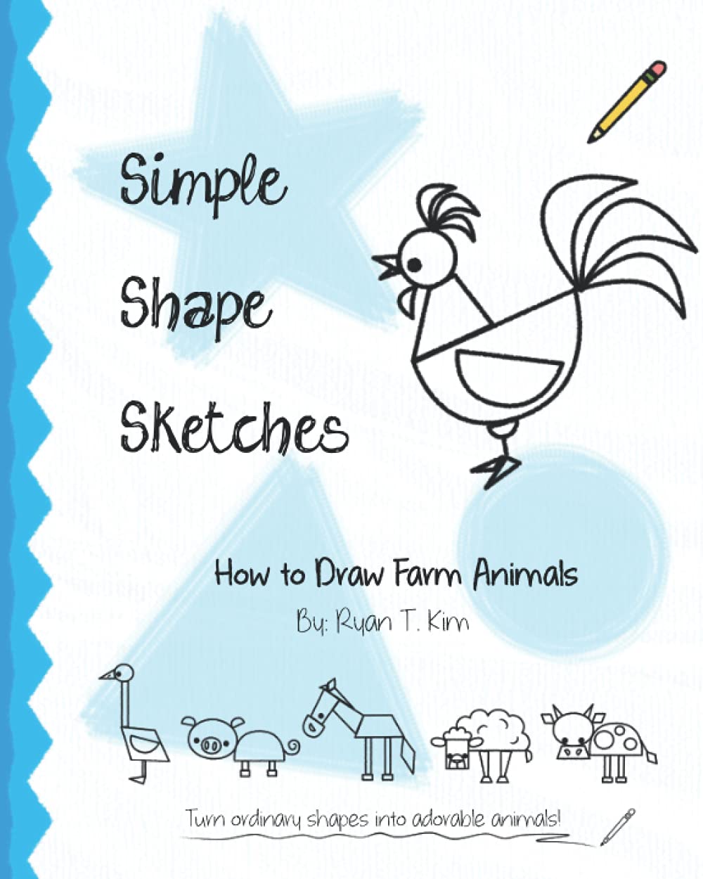 Simple Shape Sketches: How to Draw Farm Animals (Simple Shape Sketches ...