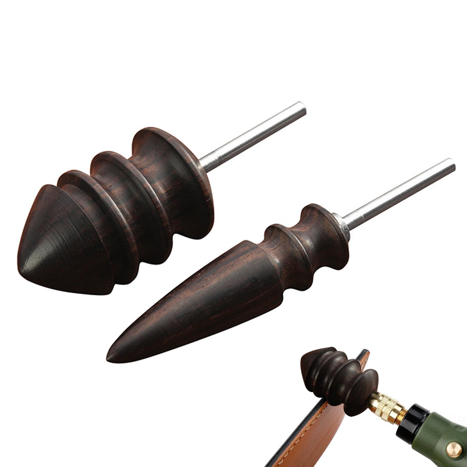 Amazon.com: 2 Pack Leather Burnisher Bits, Leather Burnishing Tips Edge ...