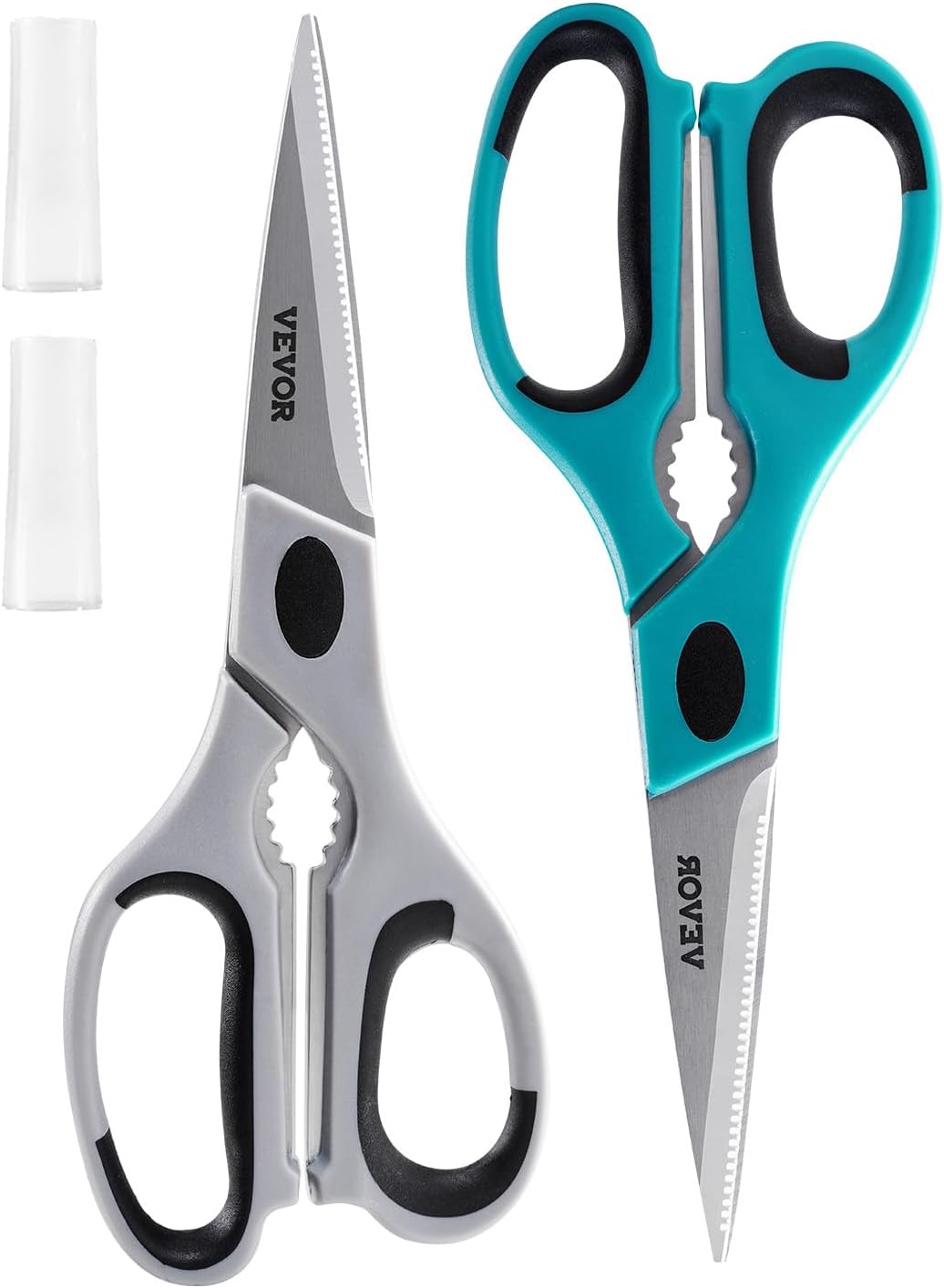 Amazon.com: VEVOR Kitchen Scissors, 2 Pack Durable Stainless Steel ...