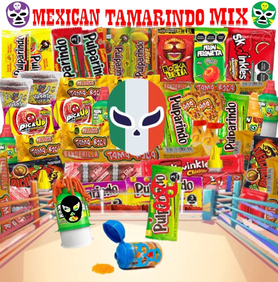 Amazon.com: Mexican candy - Tamarindo mix (14 count) Assortment of ...