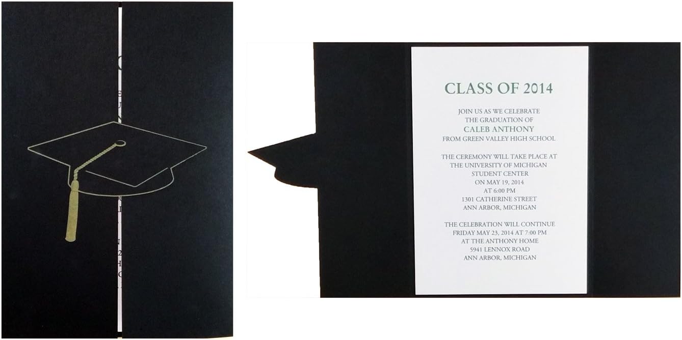 Amazon.com: Intricutz Laser Cut and Engraved Graduation Folder ...