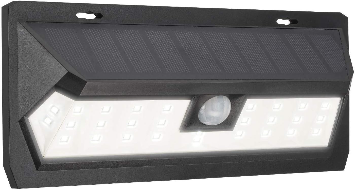 Mr Beams Solar Wedge Max 30 LED Security Motion Sensor Wall Light, 1 ...