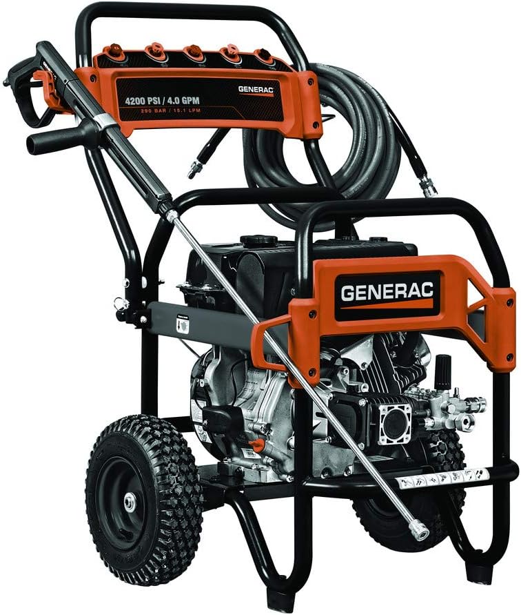 Amazon.com : Generac 6565 4200 PSI 4.0 GPM Gas-Powered TriPlex Pump ...
