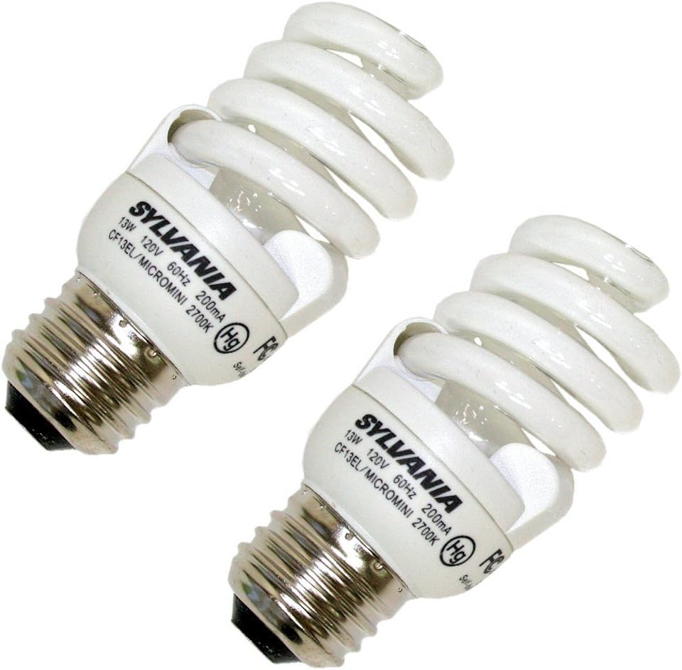 Amazon.com: Sylvania 29727 13W Compact Fluorescent Micro Mini with ...