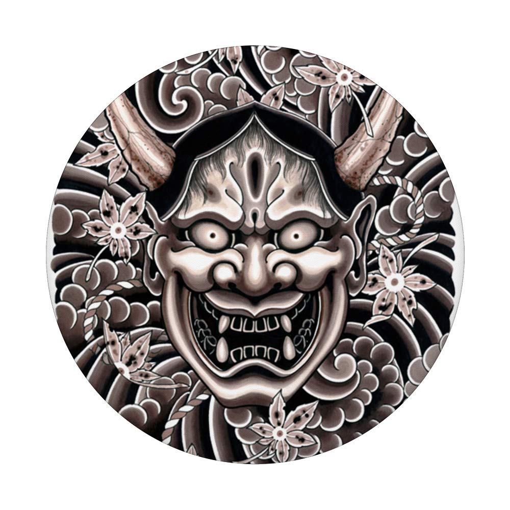 Japanese Demon Mask Tattoo Designs