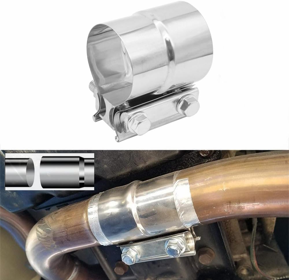 Amazon.com: AotoKoop 2.75" Exhaust Clamp, Lap Joint Brand Clamp ...