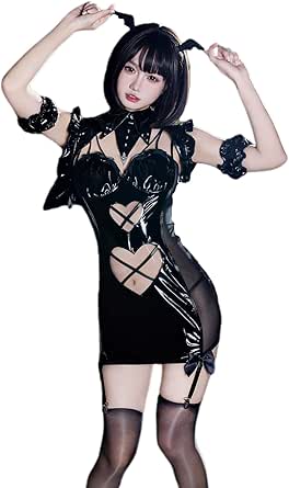 Amazon.co.jp: [SENMHS] 小悪魔 コスプレ セクシー デビル ウィッチ 吸血鬼 魔女 デーモン PU革 萌え メイド エロ エッチ な 過激 下着 露出 シースルー ...