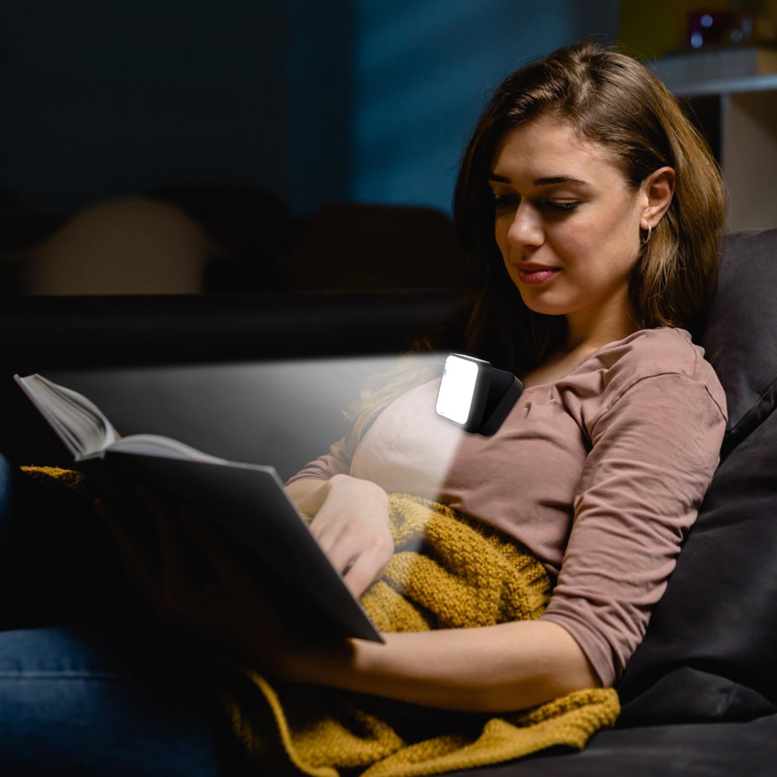 Reading Light, Rechargable Book Light for Reading in Bed, Clip-on LED ...