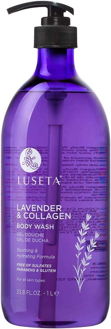 Amazon.com : Luseta Lavender and Collagen Body Wash 33.8oz, Lightly ...