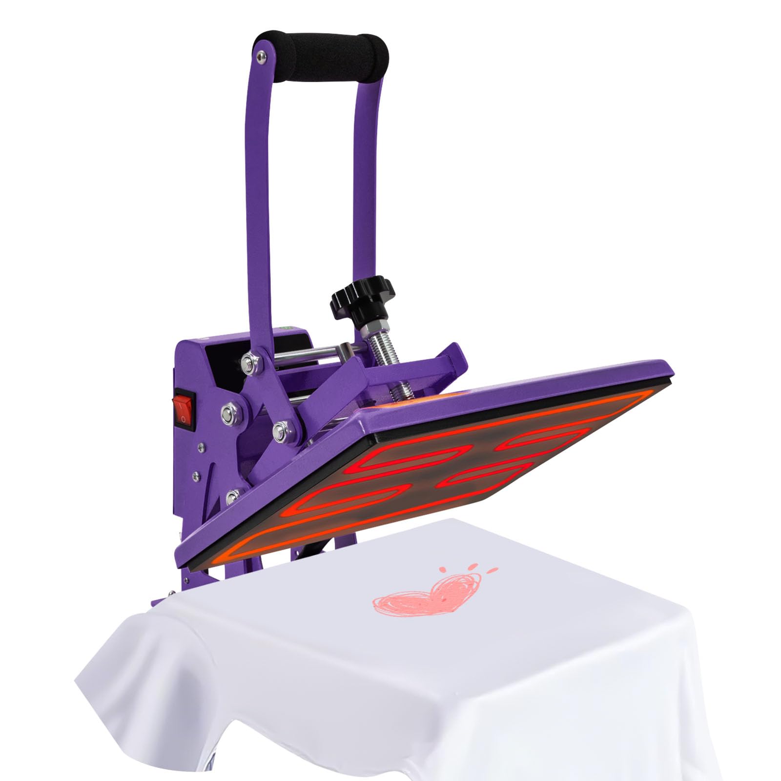 Amazon.com: Heat Press 11.8" x 9", Portable Heat Press for Sublimation ...