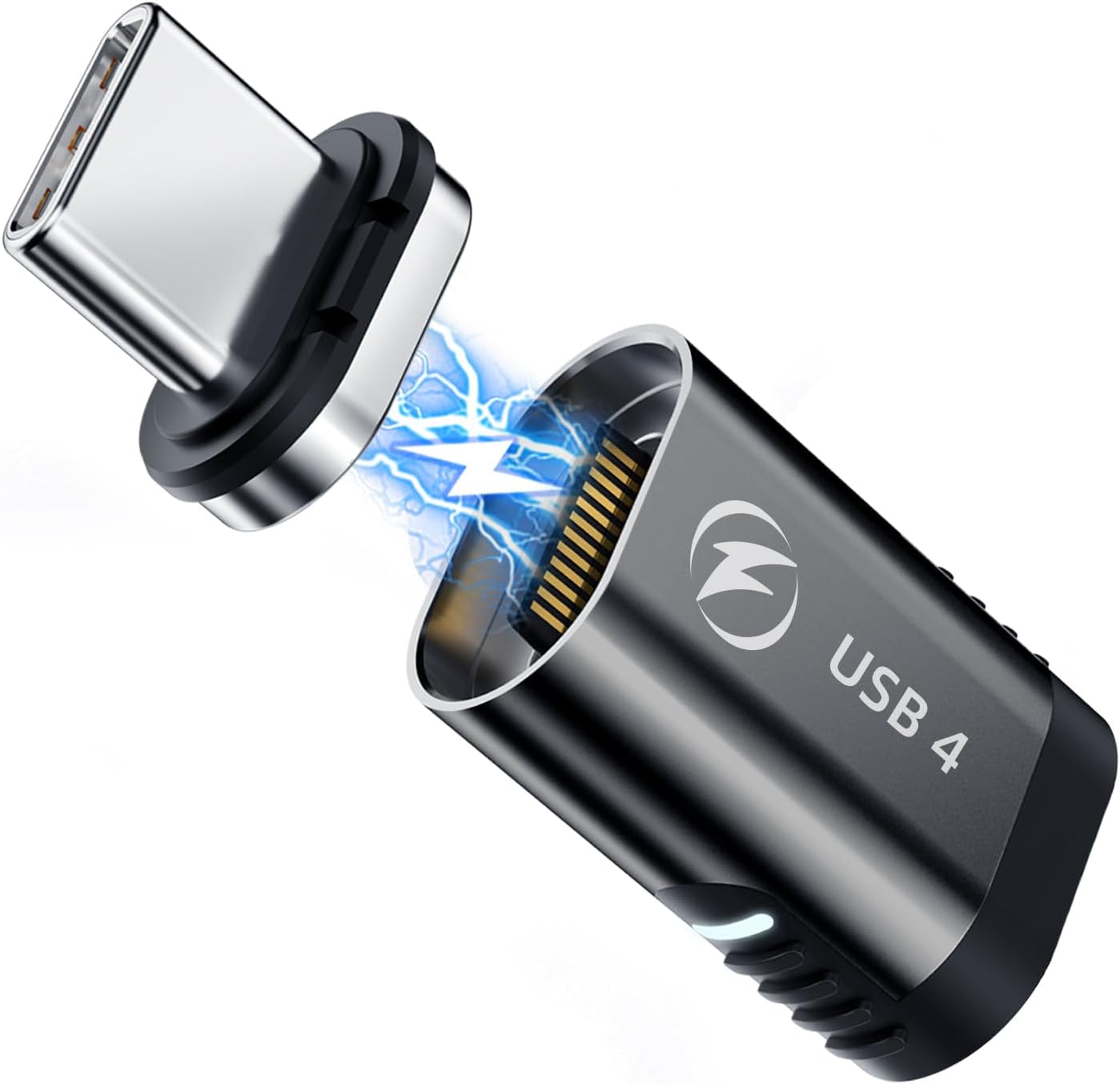 Amazon.com: DuHeSin USB C Magnetic Adapter 40Gbps, (1 Pack) Magnetic ...