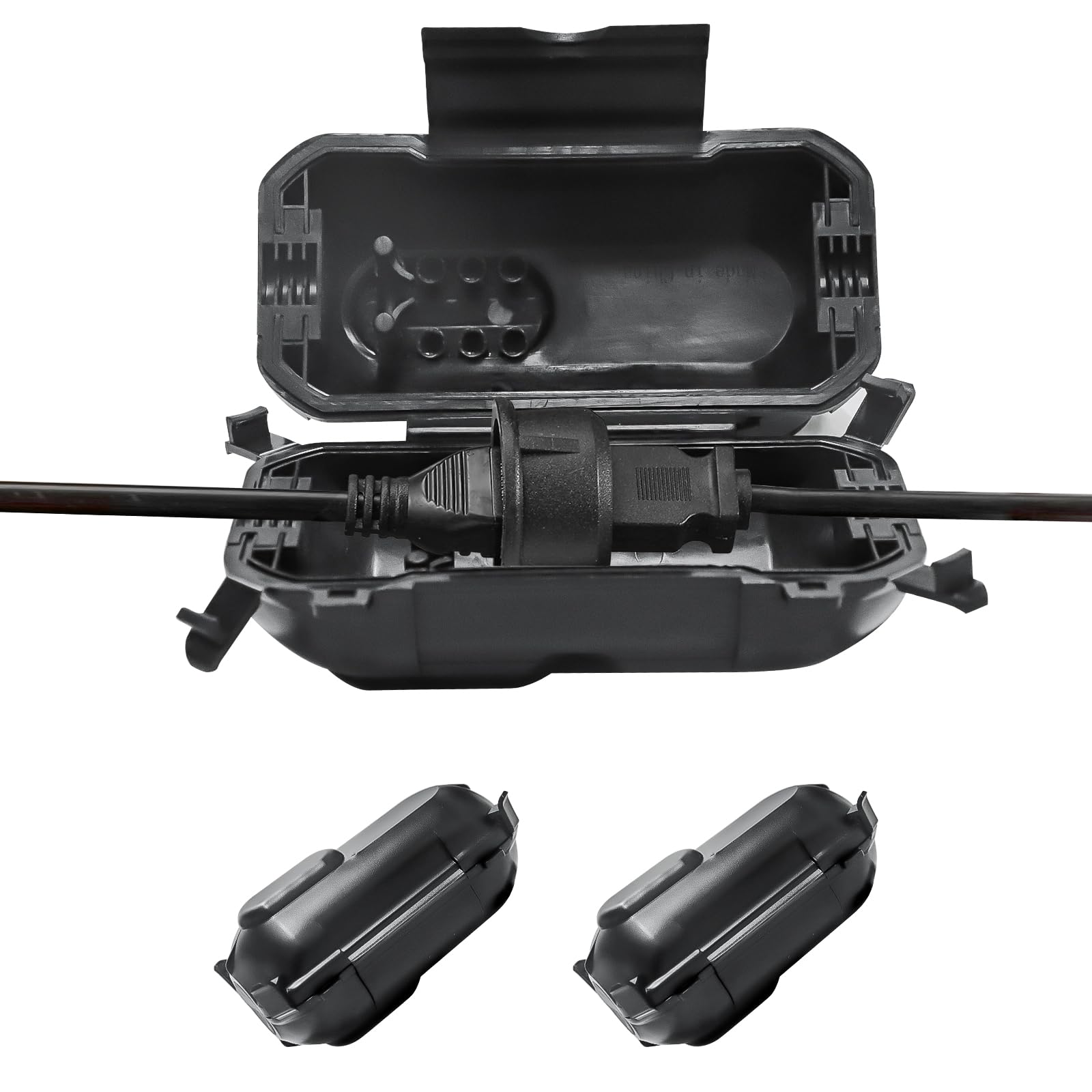 Cubierta de cable de extensión para exteriores, impermeable, cable de ...