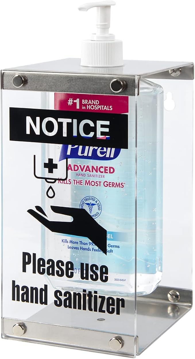 Amazon.com: J JACKCUBE DESIGN Acrylic Box Hand Sanitizer Bottle Holder ...