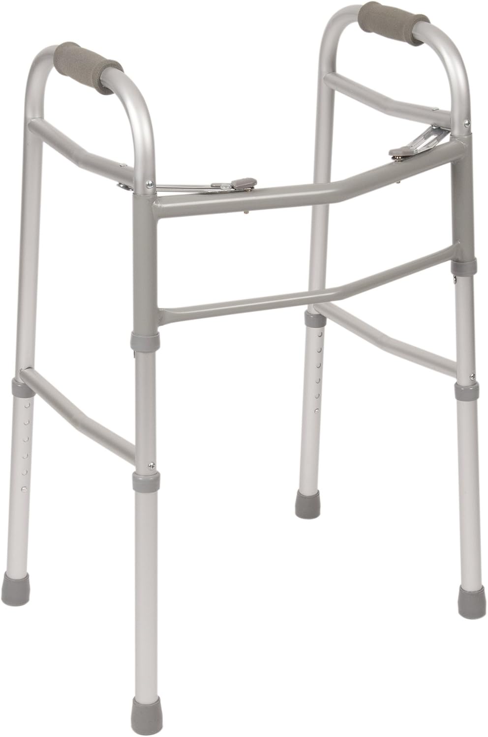 PCP Dual Release Standard Walker, Lightweight Adjustable Height, Double ...