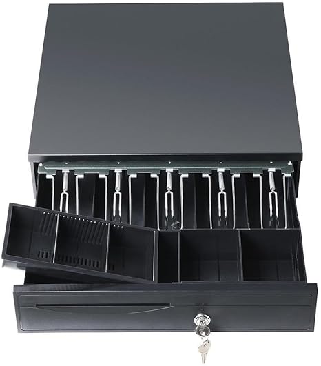 Large Elc Cash Register/Bill Shop Money Till Drawer Cash Machine - 12V ...