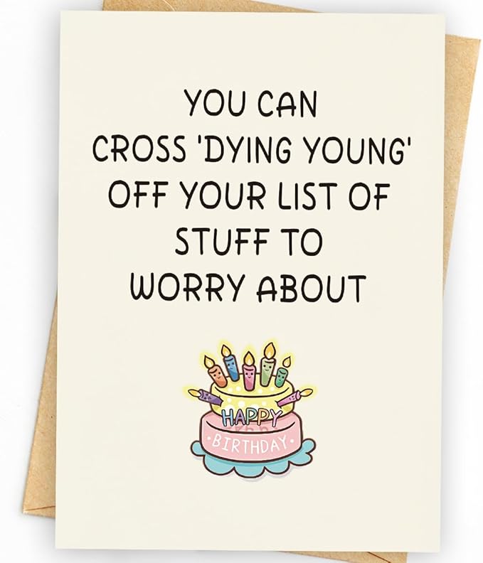 Amazon.com : WowBefun Funny Birthday Card | Funny Birthday Cards for ...