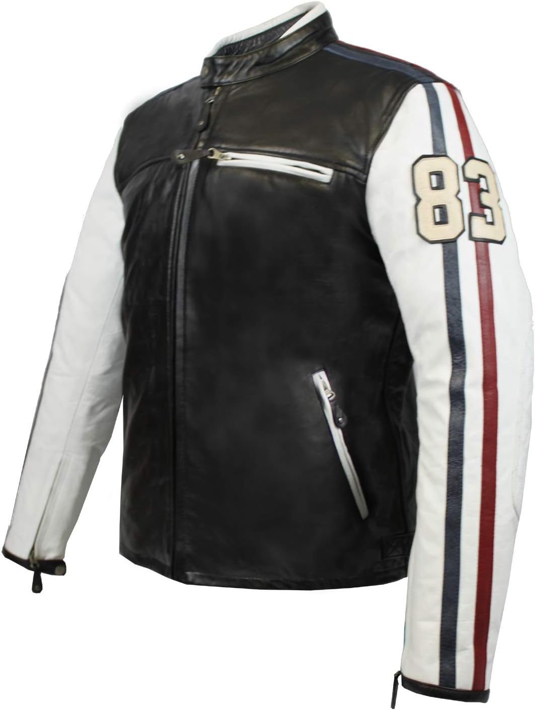 MC Murray Motorjack voor heren, leer, vintage look, HDS-M20, L : Amazon ...