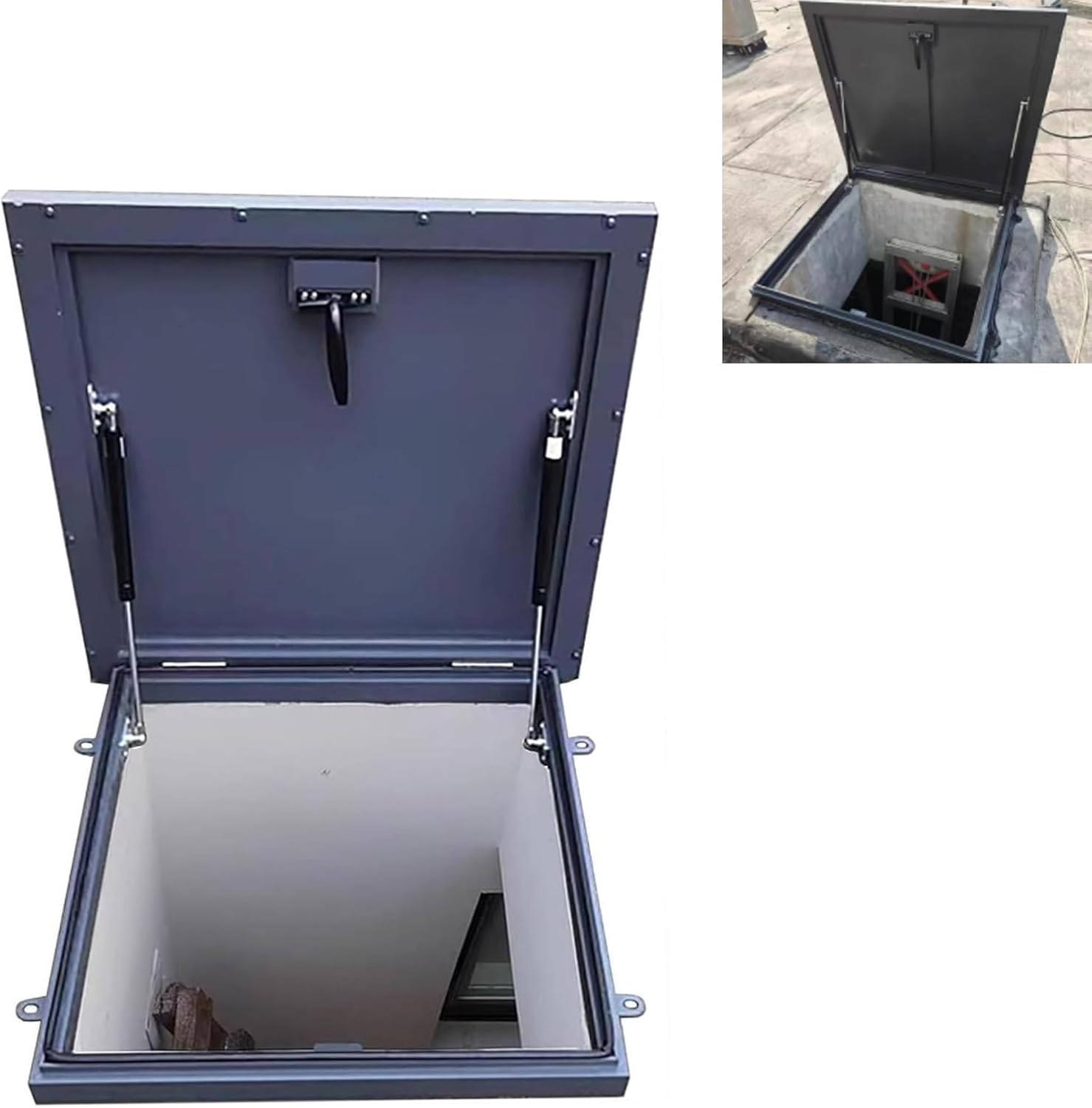 Roof Hatc Attic Skylight Cover Weather Proofing,Galvanized Powder ...