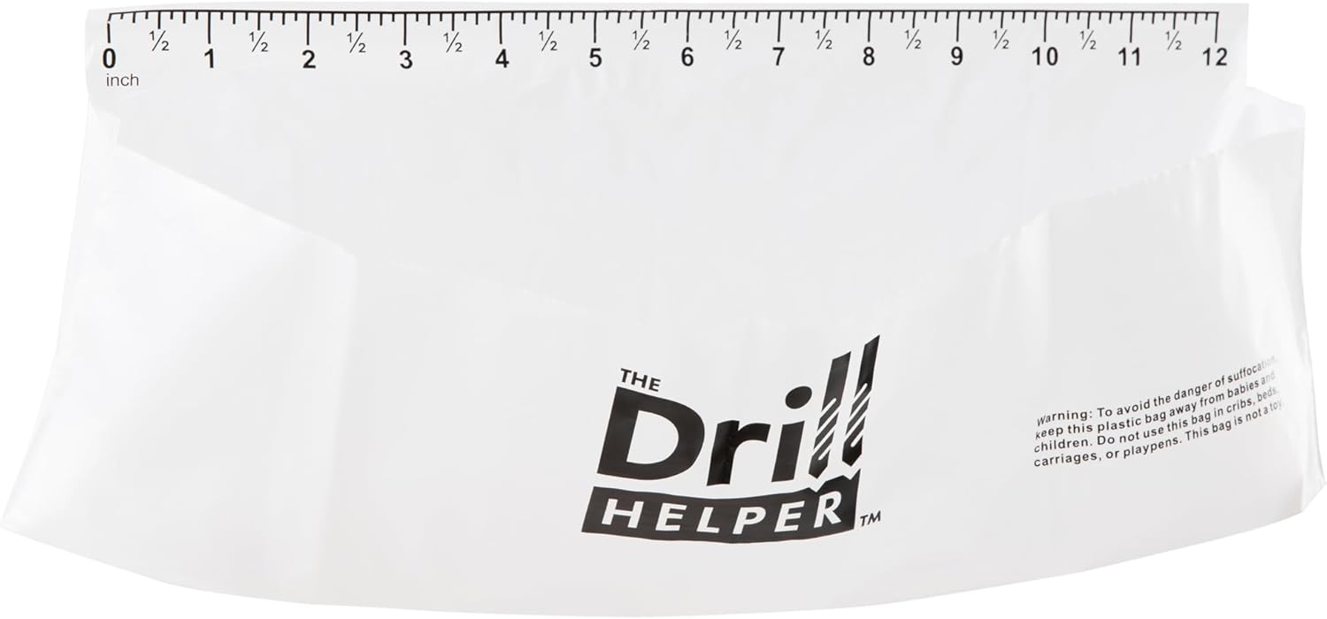 Amazon.com: The Drill Helper- 10-No mess drywall dust collection bags ...