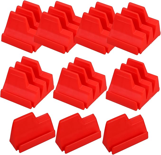 Amazon | Cabilock 2 セット レンチ収納ラック 保管用のプラスチックビン ツールボックス用レンチオーガナイザー 壁掛け収納ビン レンチホルダー プラスチック部品ビン 赤 ...