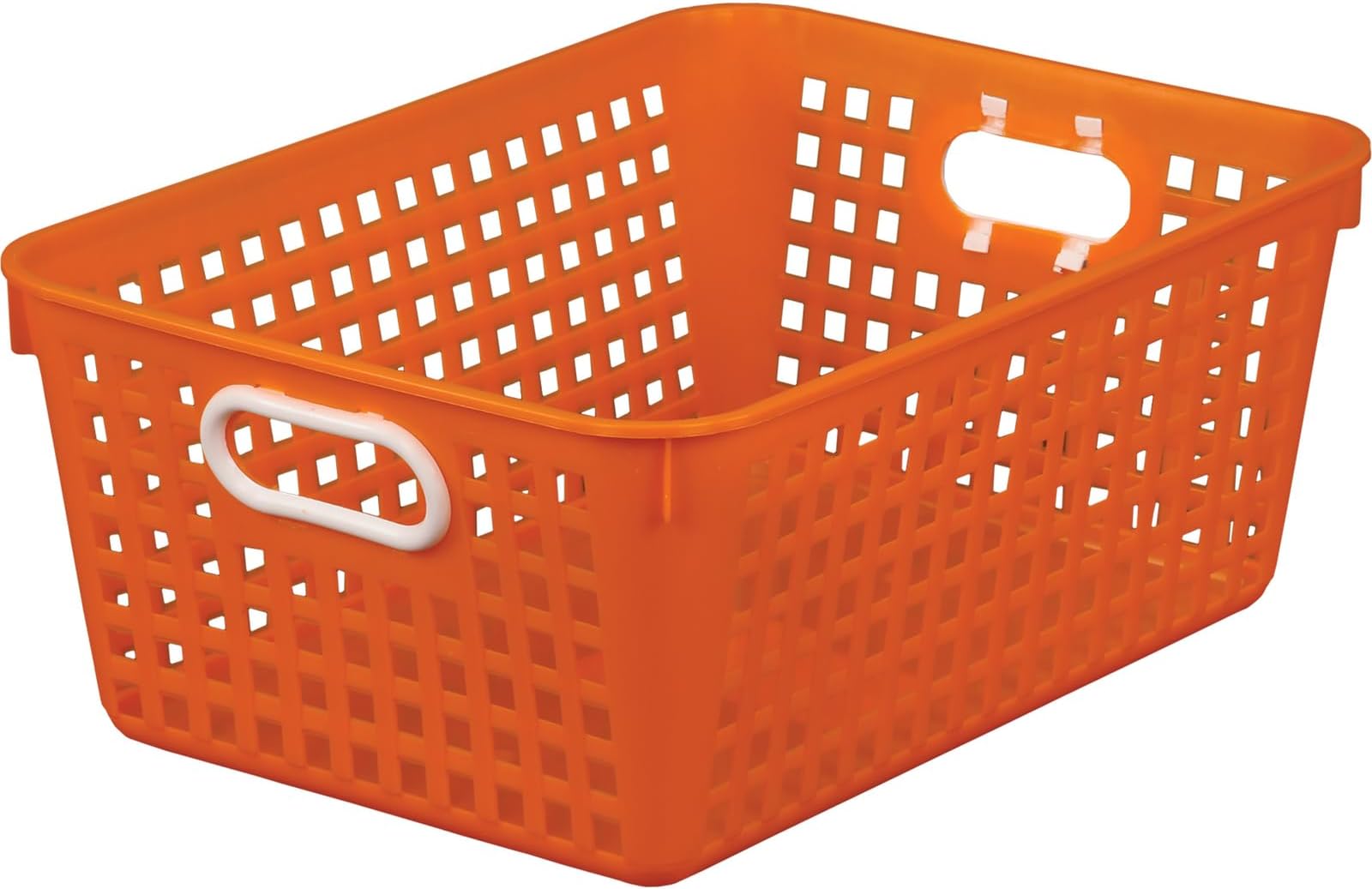 Amazon.com: Neon Tall Plastic Storage Baskets with Handles - Set of 6 ...