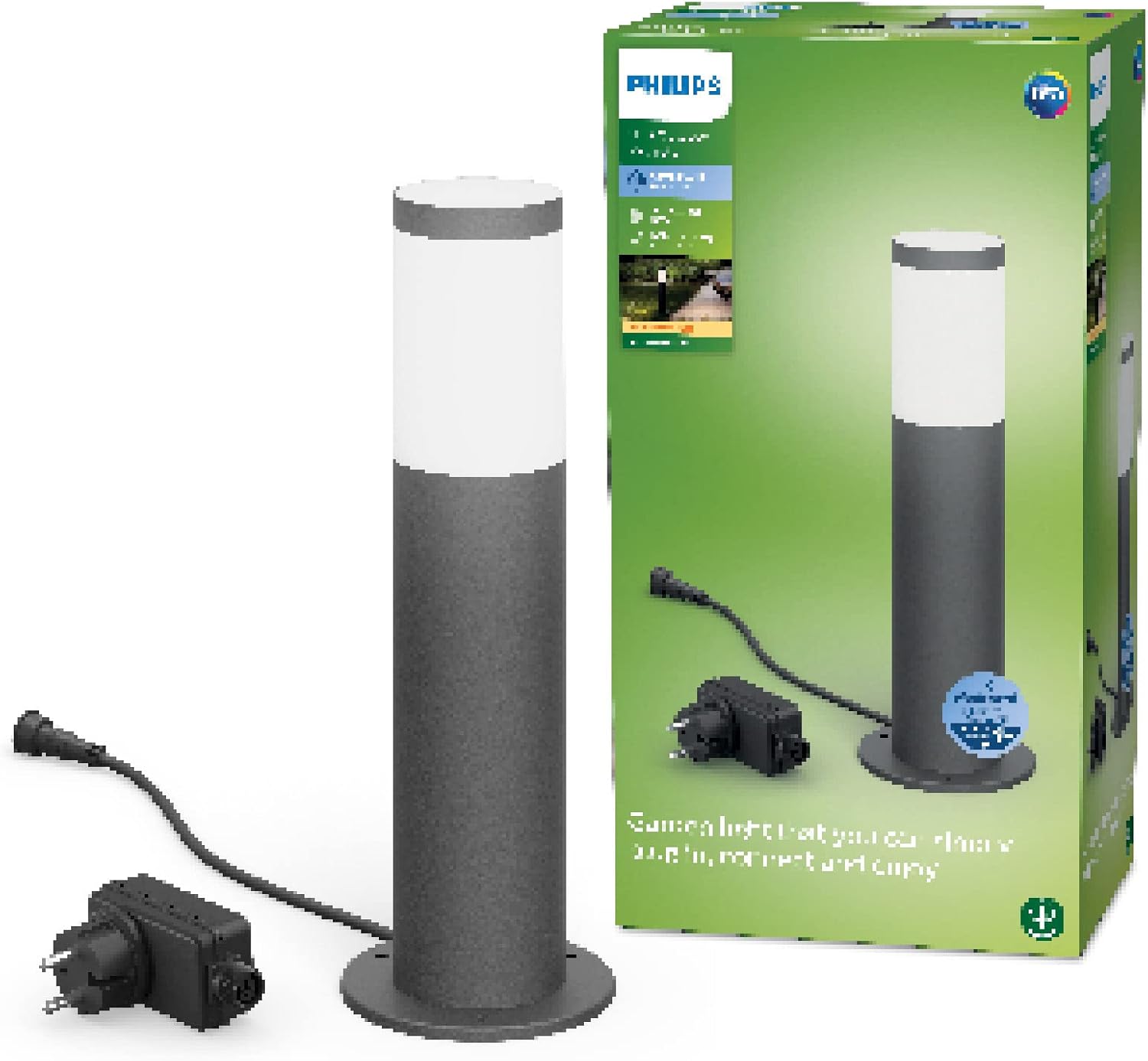 Philips borne extérieure basse tension Garden Link, 24W, IP44, 2700K ...