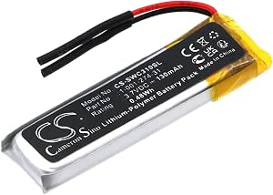 Amazon.com: CS Cameron Sino 130mAh / 0.48Wh Replacement Battery for ...