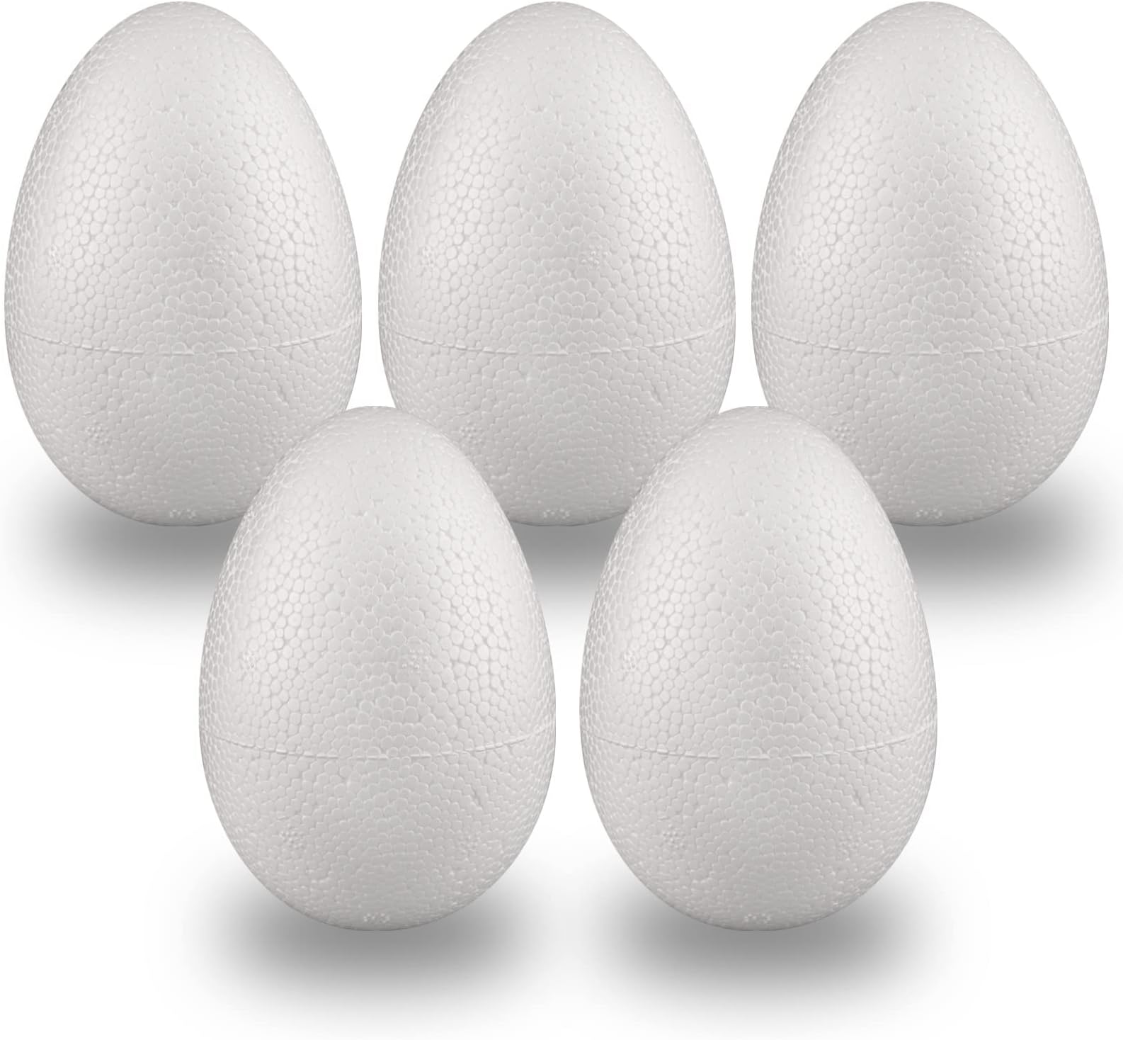 Rayher Hobby 3317100 Styropor-Ei, 2 Halbschalen, Höhe 30 cm, weiß ...