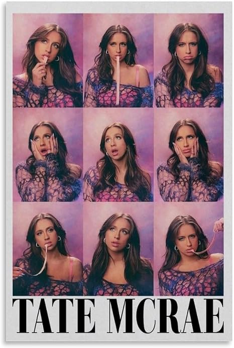 Tate Poster McRae Music Collage Singer Vintage Music Posters for Room ...