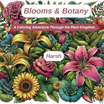 Blooms & Botany: A Coloring Adventure Through the Plant Kingdom ...