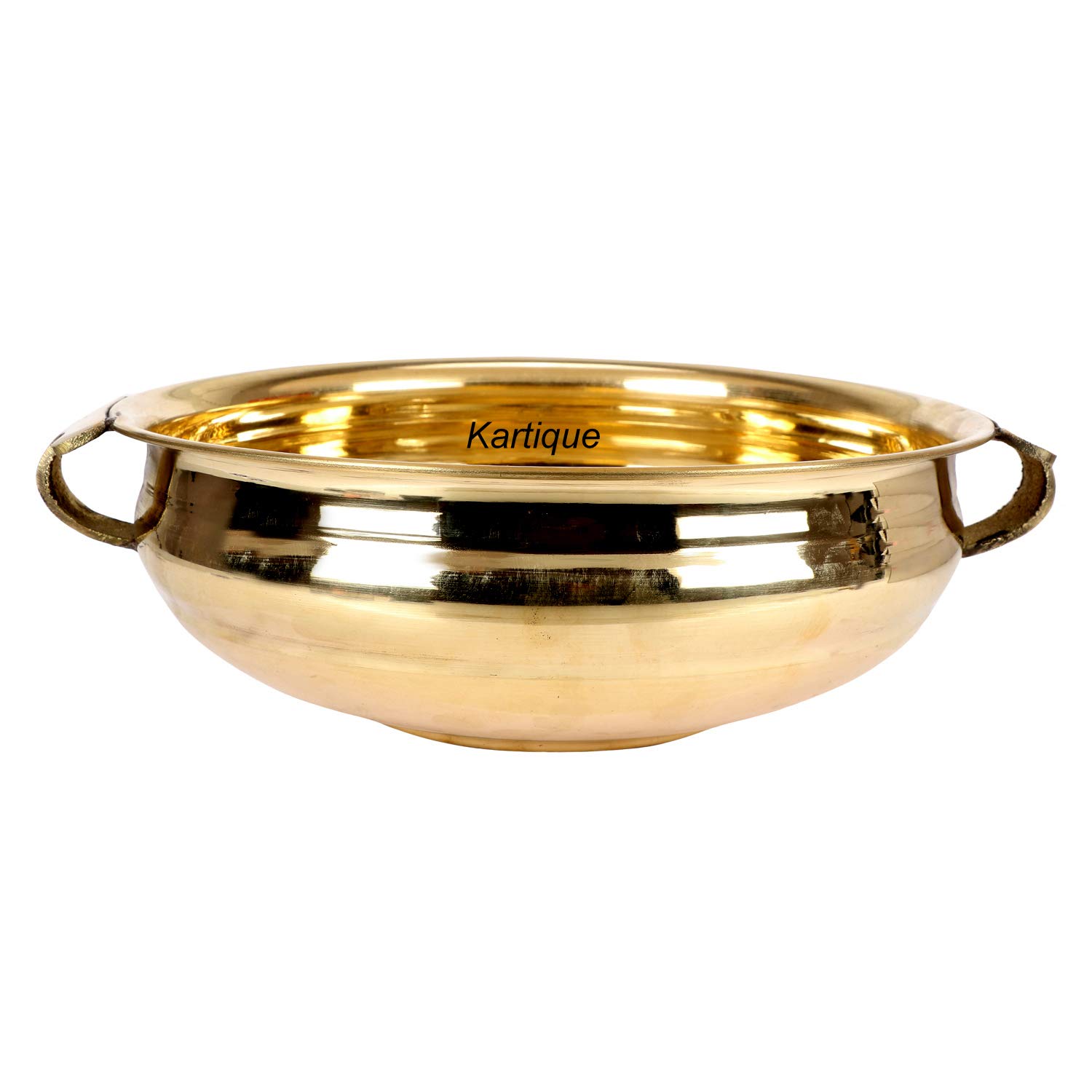 Buy Kartique Brass Golden Fancy Vessel Urli Uruli for Home Decor Bowl ...
