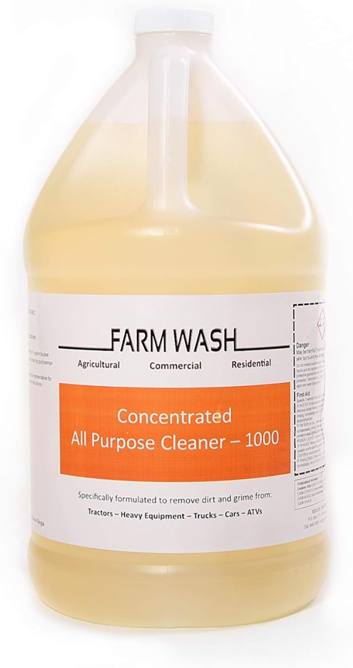 Amazon.com: Farm Wash All Purpose Cleaner - 1000, Concentrate 127 Fl Oz ...