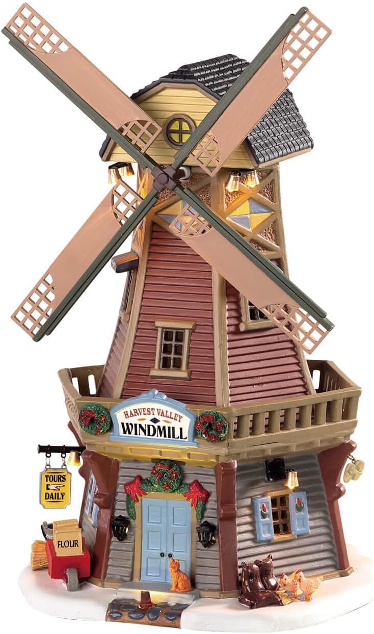 Amazon.de: Lemax - Harvest Valley Windmill - 20cmx32cmx16cm ...