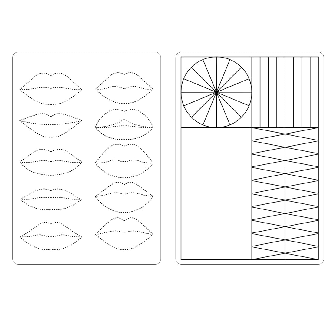 Amazon.com: 4pcs Lip Practice Skin Pmu Latex Practice Skin Lips Thick ...