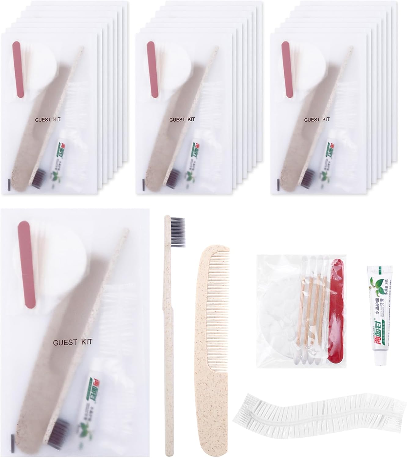 Travel Toothpaste and Brush, Toothbrush and Toothpaste Set, Mini ...