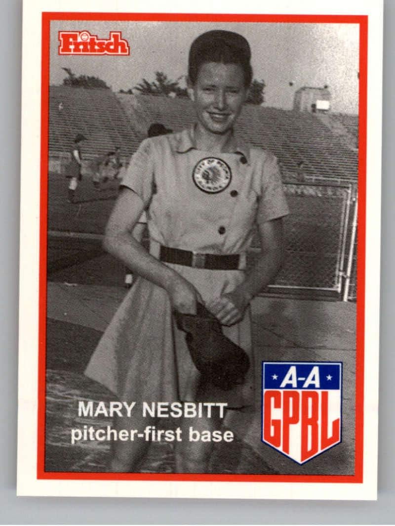 Amazon.com: 1995 AAGPBL Series 1 Baseball #142 Mary Nesbitt Peoria ...