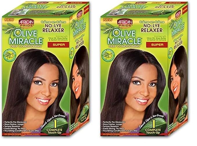 Amazon.com : African Pride Olive Miracle Deep Conditioning No-lye ...