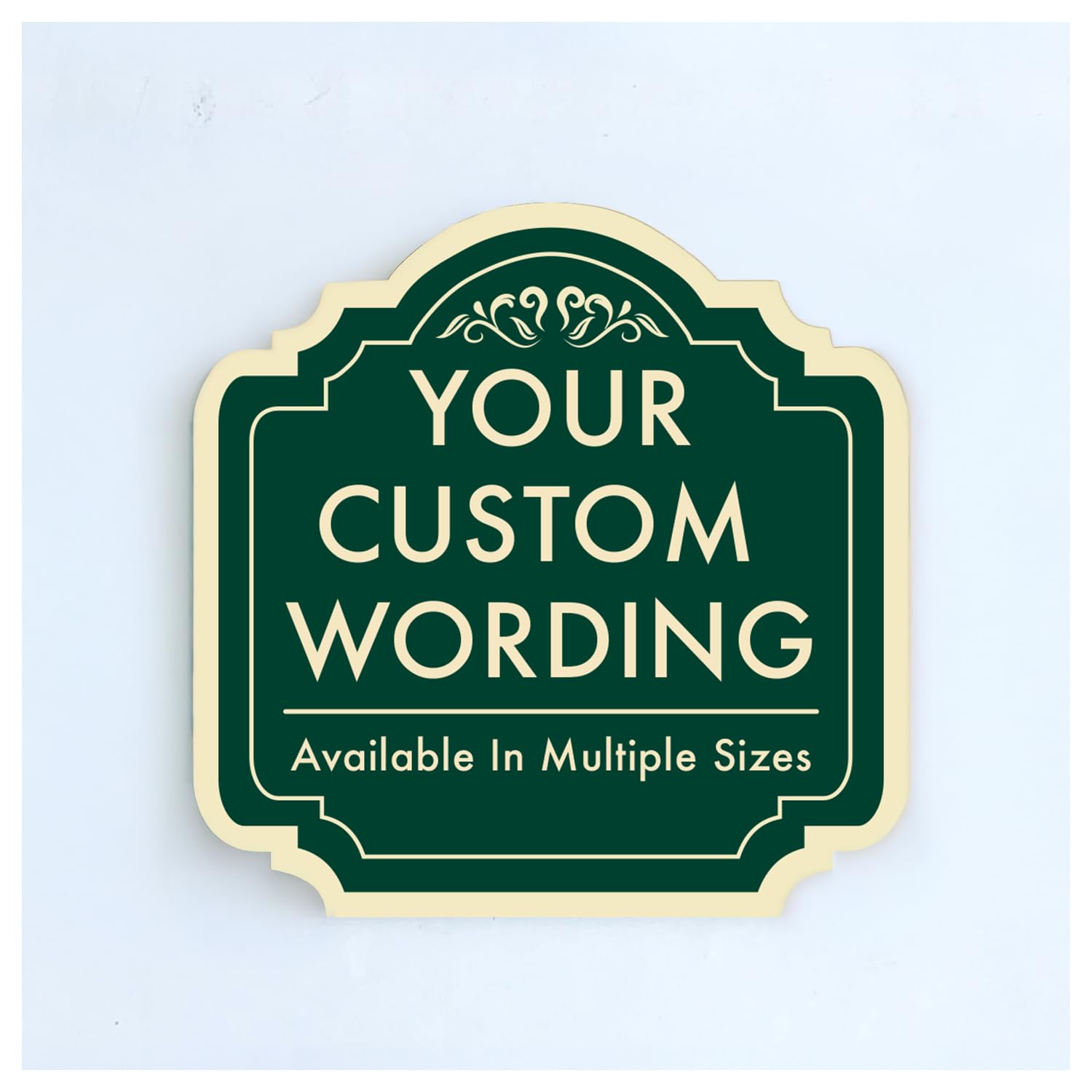 Amazon.com : Custom Decorative Outdoor Metal Signs, Personalized ...