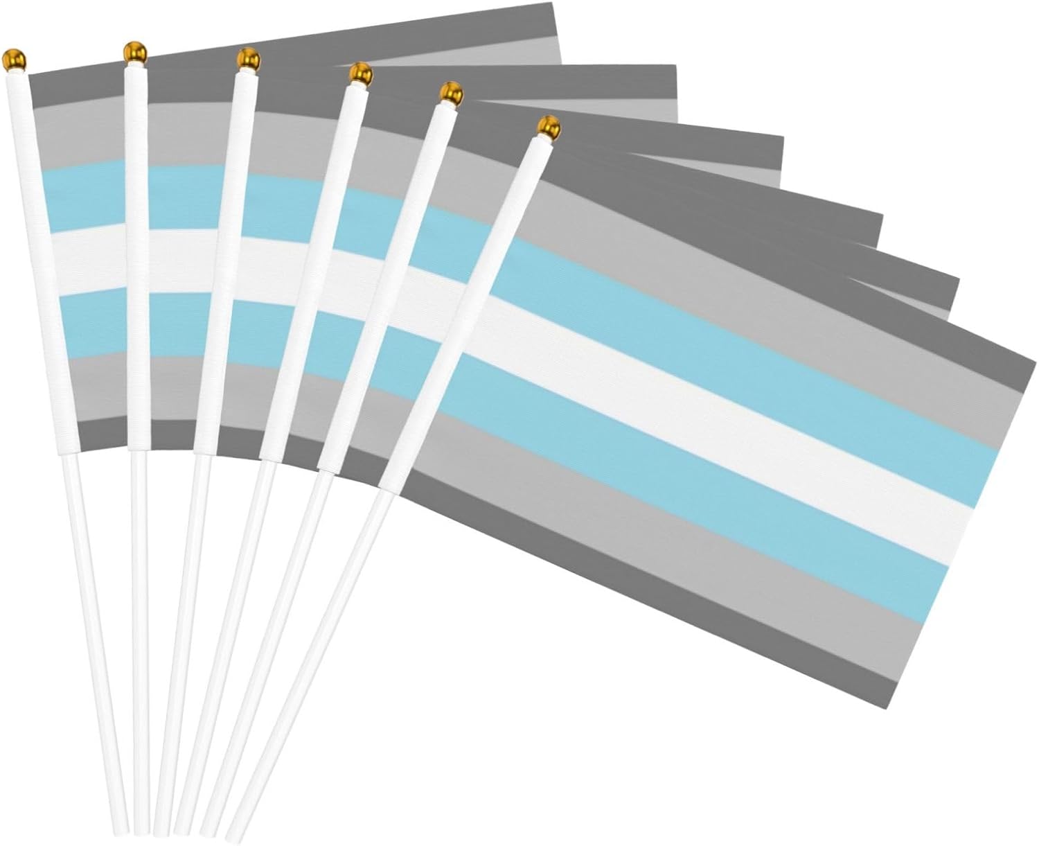 Amazon.com: Demiboy Pride Flag Lgbtq Small Mini Flags Hand Held Flag ...