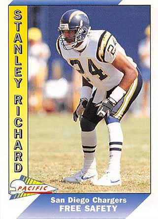 Amazon.com: 1991 Pacific Football #641 Stanley Richard RC Rookie Card ...