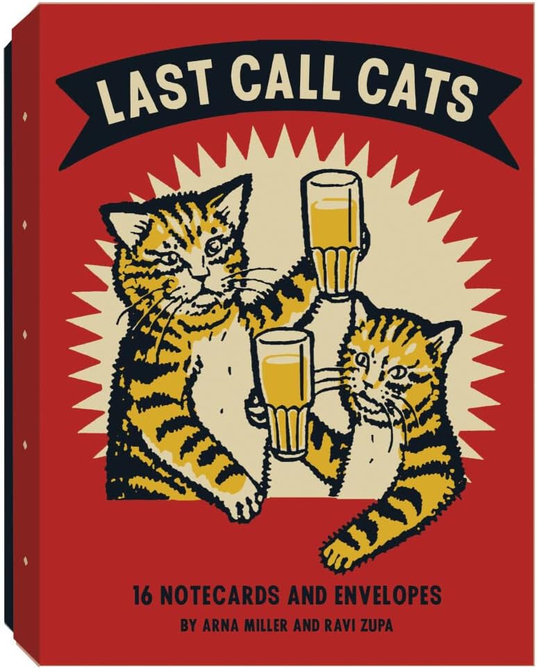 Amazon.com : The New Yorker Cat Cartoons Notecard Wallet Pack of 10 ...